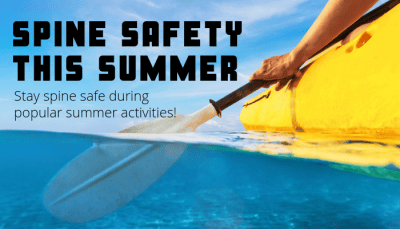How to stay spine safe during summer activities! - First State Spine