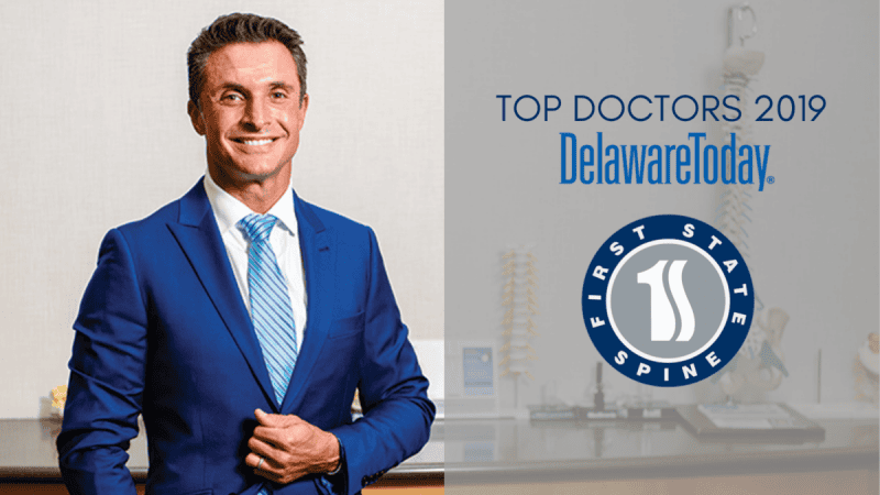 Delaware Today Top Docs 2019 - First State Spine